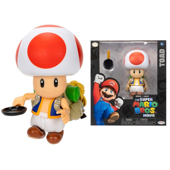 Nintendo | Toys | Super Mario Bros Movie Toad 5 Figure Jakks Pacific ...